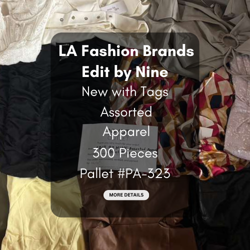LA Brands | Edit by Nine | Assorted Apparel | 300 Pieces | Pallet #PA ...